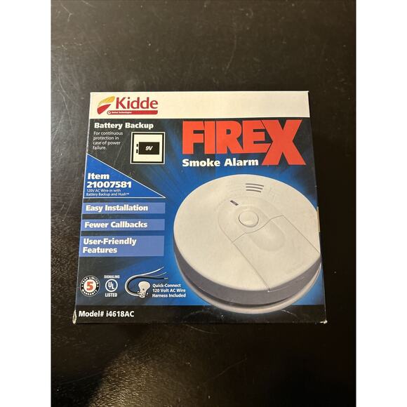 Kidde | Other | New Kidde I468ac Firex Hardwire Ionization Smoke ...